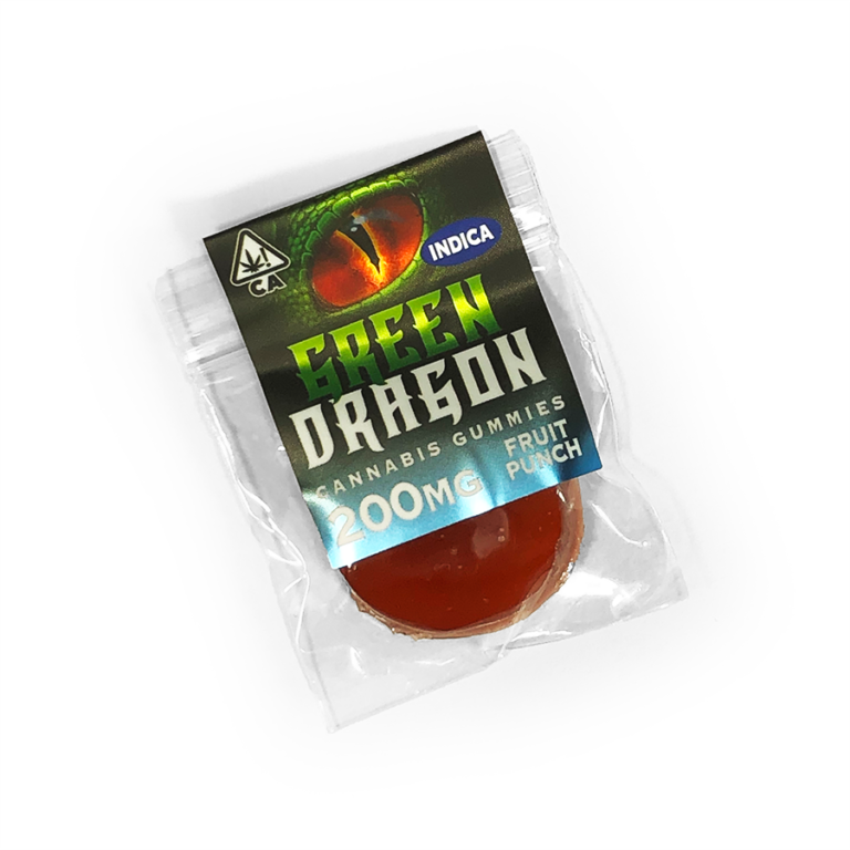 Green Dragon ‘Fruit Punch’ Indica Gummy – Exclusive Dank Collective